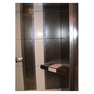 Floating shower corner bench - Transitional - Bathroom - Toronto - by ...