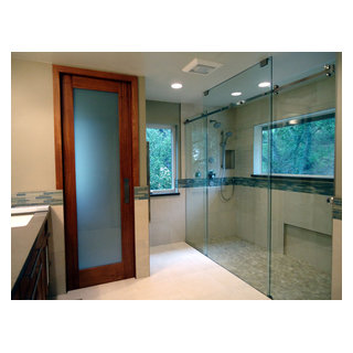 Frameless Shower Double Hydroslide - Traditional - Bathroom - San Luis ...