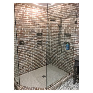 Frameless shower glass - Fixed Panels - Classique Chic - Salle de Bain ...