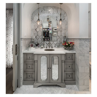 Guest Bath Built-in Vanity - Modern - Bathroom - Phoenix - by ...