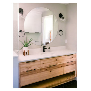 Funky Farmhouse - Midcentury - Bathroom - Other - by Henderer Design ...