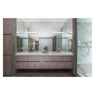 Gallery - Contemporary - Bathroom - Miami - by Janet Patterson Interior ...