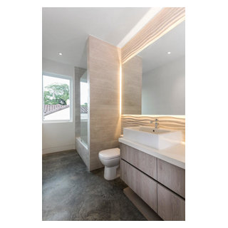 Gallery - Contemporary - Bathroom - Miami - by Janet Patterson Interior ...