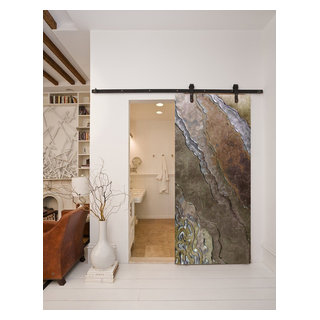 Glass Art Doors & Windows - Modern - Bathroom - Austin - by Glass River ...