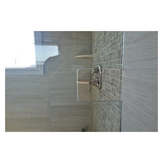 Glass Shower Wall Cutout - Eclectic - Bathroom - New York - by CnS ...