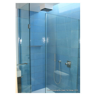 Glass Tile Shower - Contemporary - Bathroom - San Francisco - by Marin ...