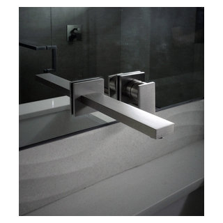 graff mirror-mounted faucet - Midcentury - Bathroom - Orange County ...
