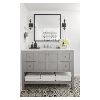 Grayscale Bathroom - Contemporary - Bathroom - Chicago - by EDYTA & CO ...