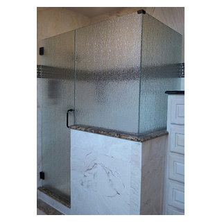 Guardian Niagara Textured Glass - Midcentury - Bathroom - Dallas - by ...