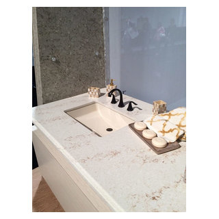 HanStone Quartz Serenity - Transitional - Bathroom - Chicago - by ...