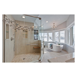 Hanstone Serenity - Bathroom - Chicago - by Masters Countertops | Houzz