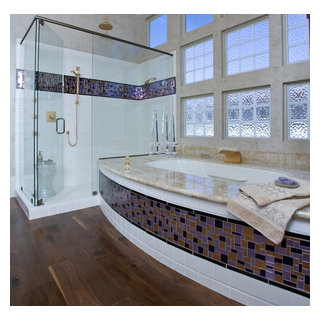 Hollywood Regency Master Bath - Contemporary - Bathroom - Sacramento ...
