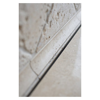 Installing our drain as a "Hidden Drain" - Contemporain - Salle de Bain ...