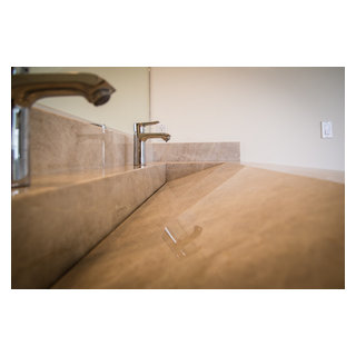 Integral Stone Sinks - Contemporary - Bathroom - Los Angeles - by ...