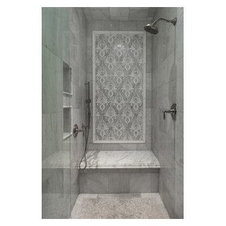 Custom Shower Tile - Mediterranean - Bathroom - Phoenix - by Fratantoni ...