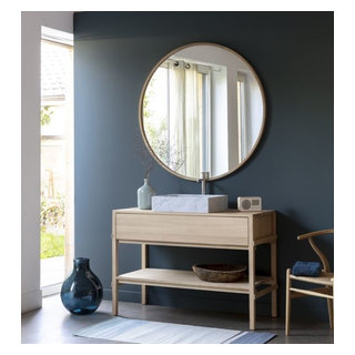 JAPAN by Line Art Solid Oak Bathroom Vanity + Accessories ...