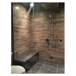 Jordana's Run - Rustic - Bathroom - Other - by Taiga Tile & Stone LTD ...