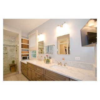 Kathy and Glenn's Master Bath - Classique Chic - Salle de Bain ...