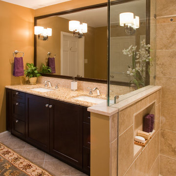 Shower With Knee Walls - Photos & Ideas | Houzz