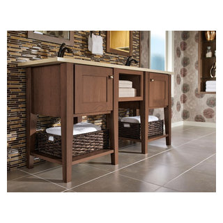 KraftMaid: Husk Suede Vanity - Transitional - Bathroom - Detroit - by ...