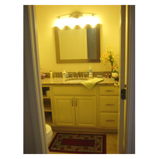 Kraftmaid Montclair Canvas Kitchen-McNally - Traditional - Bathroom ...