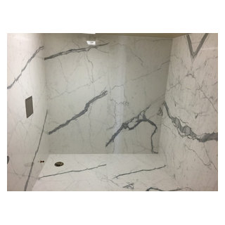 Large Format porcelain panels - Modern - Bathroom - Orange County - by ...