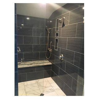 Large Walk-in Curbless Shower - Contemporary - Bathroom - Seattle - by ...