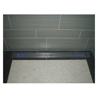 LED shower drain - Contemporary - Bathroom - Hawaii - by User | Houzz
