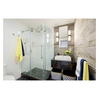 Lower East Side Industrial Rustic Home - Industrial - Bathroom - New ...