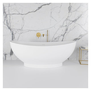 LUSSO STONE OASIS STONE RESIN FREESTANDING BATH 1795 - Contemporary ...