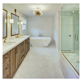 Madison Master bathroom - Transitional - Bathroom - New York - by Jodie ...