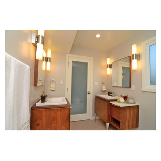 Master Bath After - Midcentury - Bathroom - Los Angeles - by REO ...