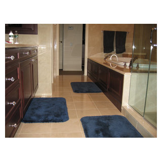 Master bath double sink - Transitional - Bathroom - New York - by ...