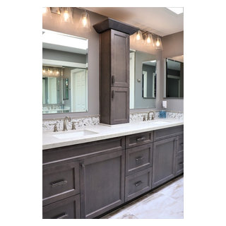 Master Bath double vanity with tower - Bathroom - San Francisco - by ...