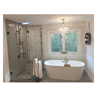 Master Bath Remodel- South Boston, VA - Farmhouse - Bathroom - Raleigh ...