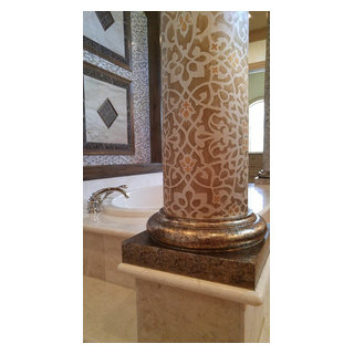Master Bathroom - Columns - Traditional - Bathroom - Houston - by The ...