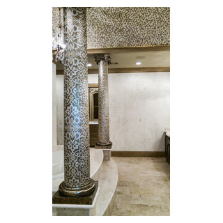 Master Bathroom - Decorative Columns - Traditional - Bathroom - Houston ...