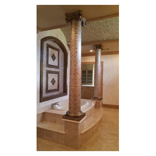 Master Bathroom - Decorative Columns - Traditional - Bathroom - Houston ...