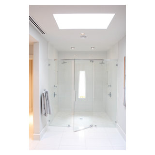 Master shower - Contemporary - Bathroom - Dallas - by David Benners ...