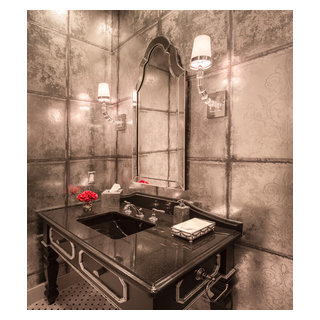 Meadowick - Mediterranean - Powder Room - Houston - by Thompson Custom ...