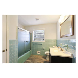 Mid Century Bathroom Historic Collier Heights Home - Midcentury ...