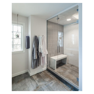 Mid-Mod Inspired Master - Midcentury - Bathroom - Denver - by ...