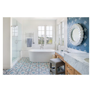 Miramonte Residence - Mediterranean - Bathroom - Santa Barbara - by ...