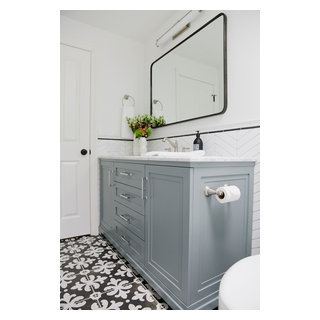 Misty Meadows Bathroom Renovation - Transitional - Bathroom - Other ...