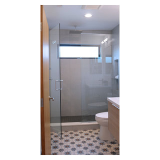 Modern Bath with Encaustic Tile - Modern - Bathroom - San Diego - by ...