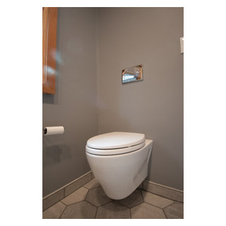 Modern Master Bathroom With Walk In Shower - Moderno - Bagno di ...