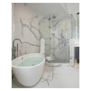 Montrose Townhouse Master Bathroom, Houston, Texas - Contemporary ...