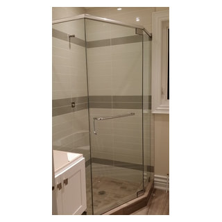 NEO ANGLE CORNER GLASS SHOWER ENCLOSURE - Modern - Bathroom - Toronto ...