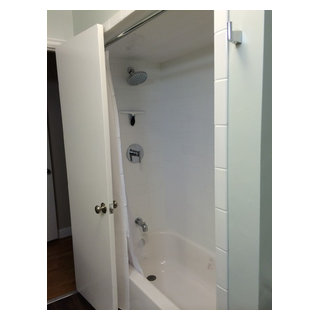 New tile, 4x12 subway tile by Allen & Roth from Lowes - Éclectique ...