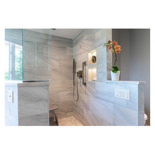 North Arm Drive Master Bath - Contemporary - Bathroom - Minneapolis ...